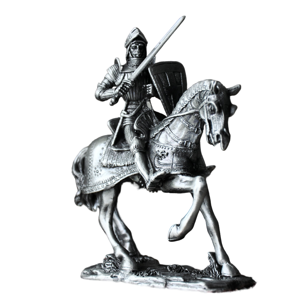 Статуэтка - Фигурка "Рыцарь Средневековый Всадник на Коне с Мечом"
