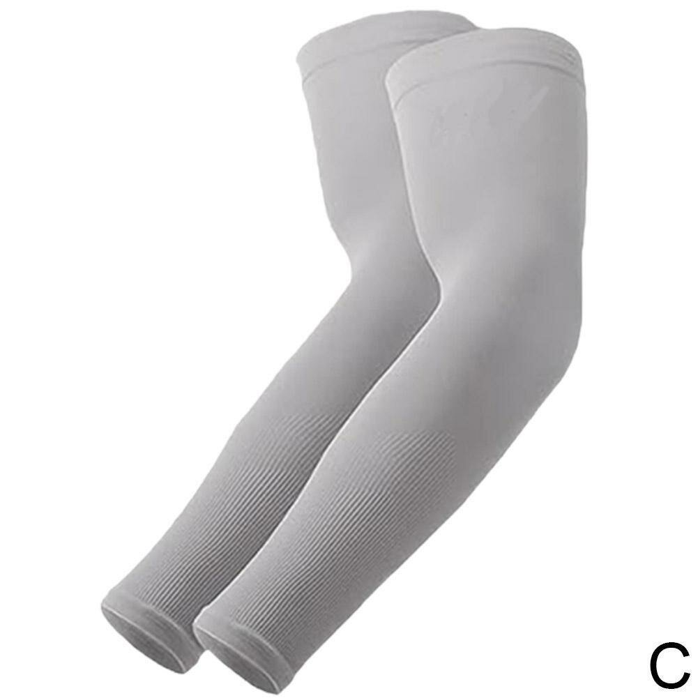 1 пара нарукавников из ледяного шелка, защита от ультрафиолета, дышащие, для езды на велосипеде на открытом воздухе