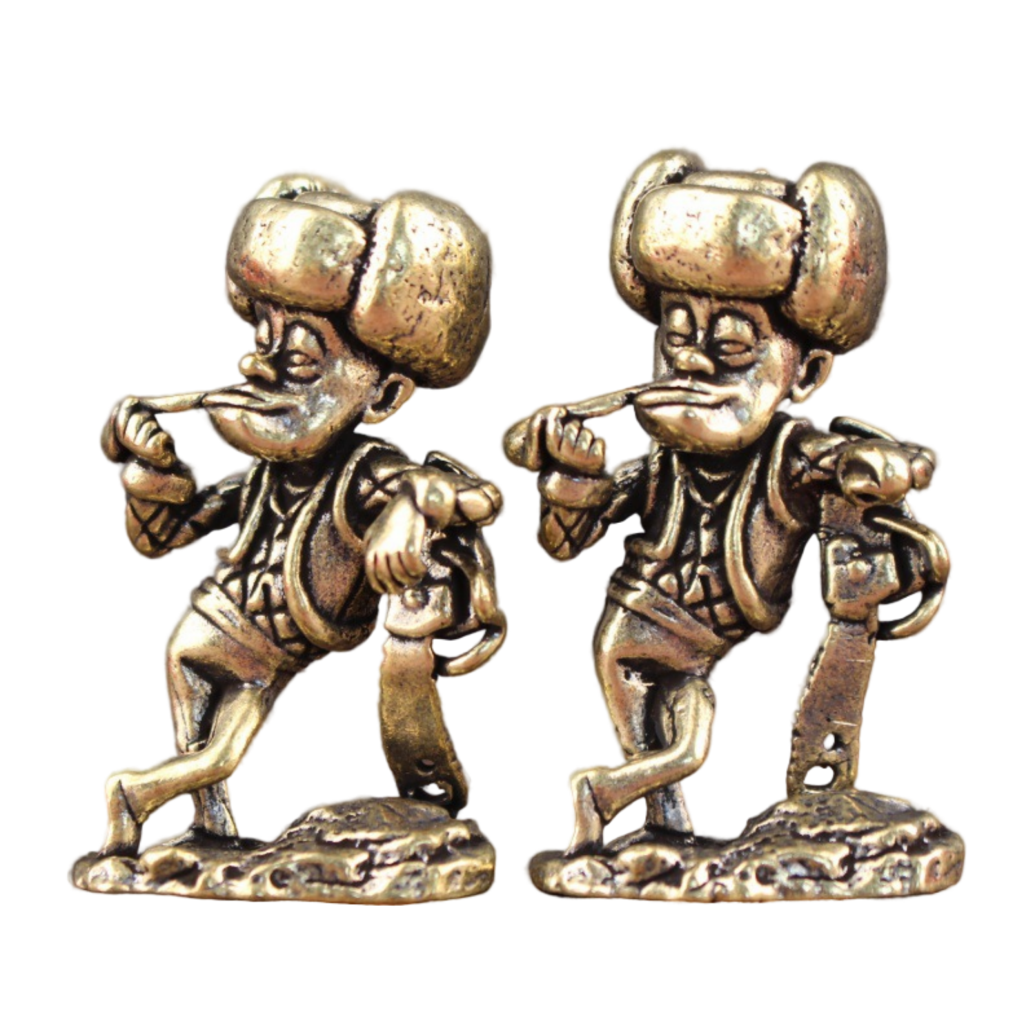 Статуэтка - Фигурка "Русский Мужик в Шапке из Девяностых (90-х)"