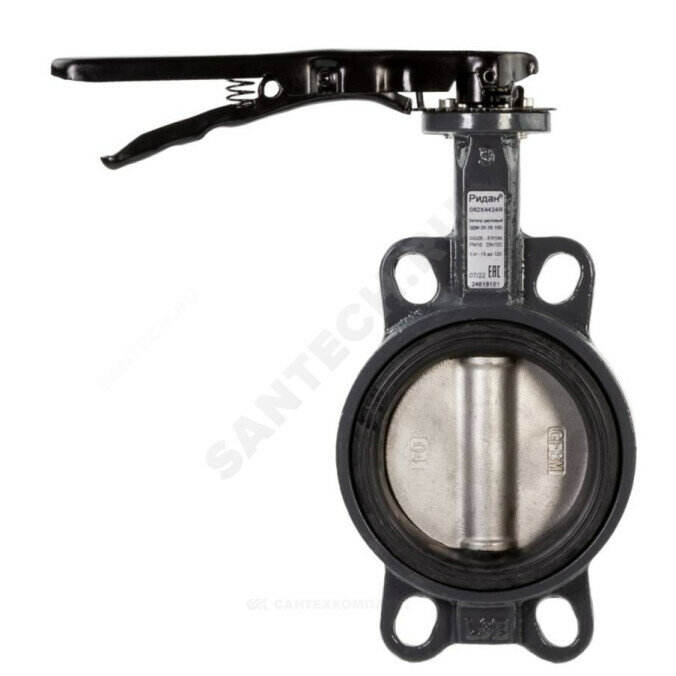 Затвор поворот чуг EPDM Ду50 Ру16 д/чуг ЗДМ 03 Ридан 082X4401R