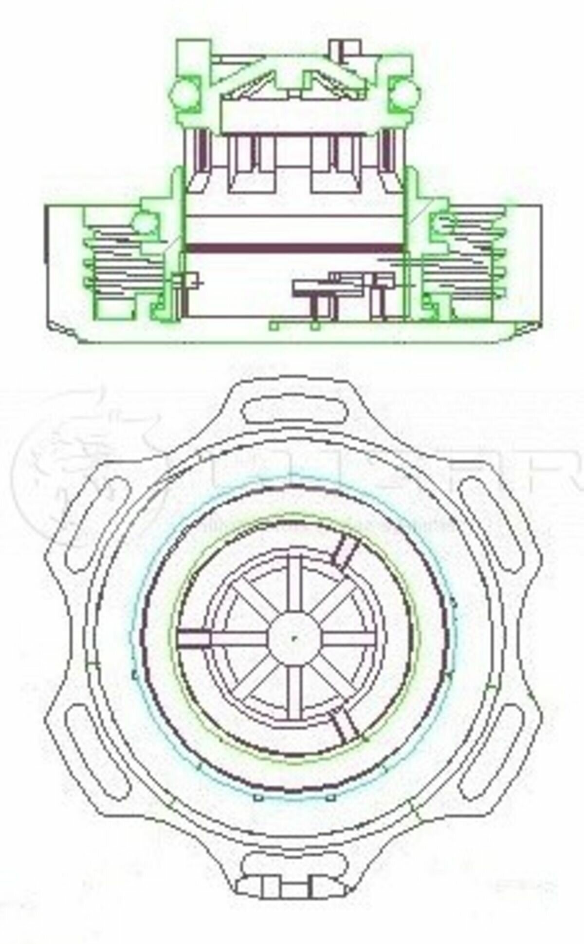Крышка Расш. Бачка Chevrolet Cruze(09-)/Opel Astra J (10-)(Luzar Ll0548)