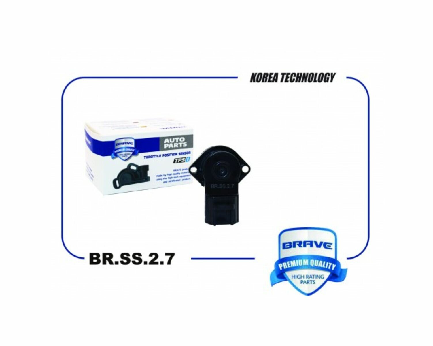 Датчик Положения Дроссельной Заслонки Ford Focus(Brave Brss27)