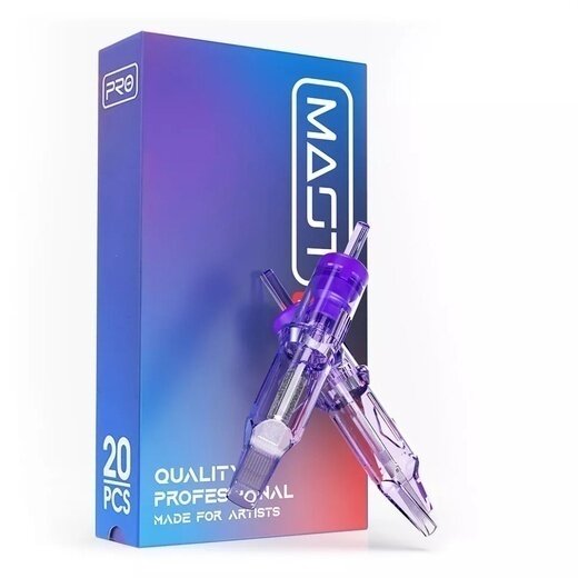 Mast Pro Картриджи для тату и ПМ 20 шт. Round Magnum Long Taper 0.35 мм 1217CML