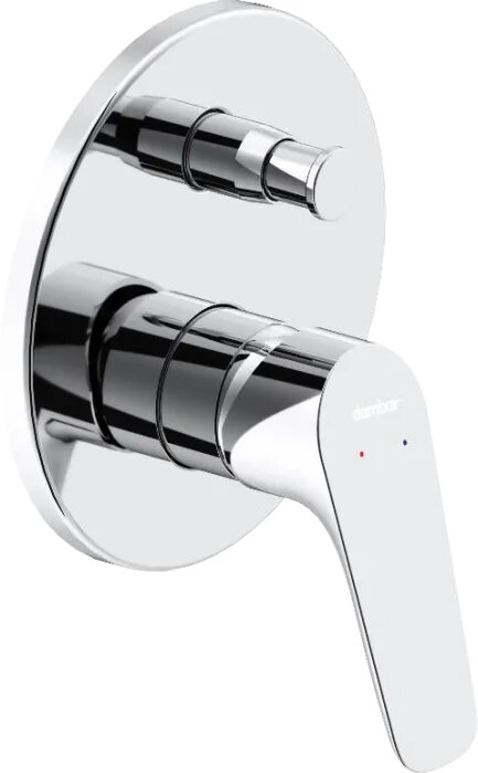 Встраиваемый смеситель для душа и ванны Damixa Jupiter 777100000 С внутренней частью, хром