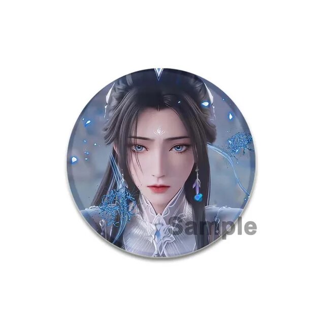 Zhu Xian китайская аниме династия нефрита круглые булавки Мультяшные персонажи значки косплей ручной работы DIY брошь декоративная одежда подарки