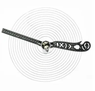 Многофункциональная линейка для рисования, транспортир для магнитной карты, швейные инструменты, круги, компас, изгиб, измерительная работа, узор, студенческие принадлежности