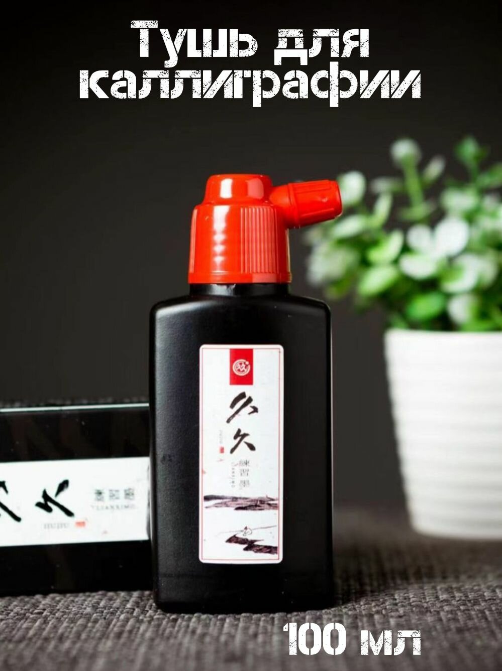 Тушь для каллиграфии китайская черная и живописи. Чернила для перьевой ручки