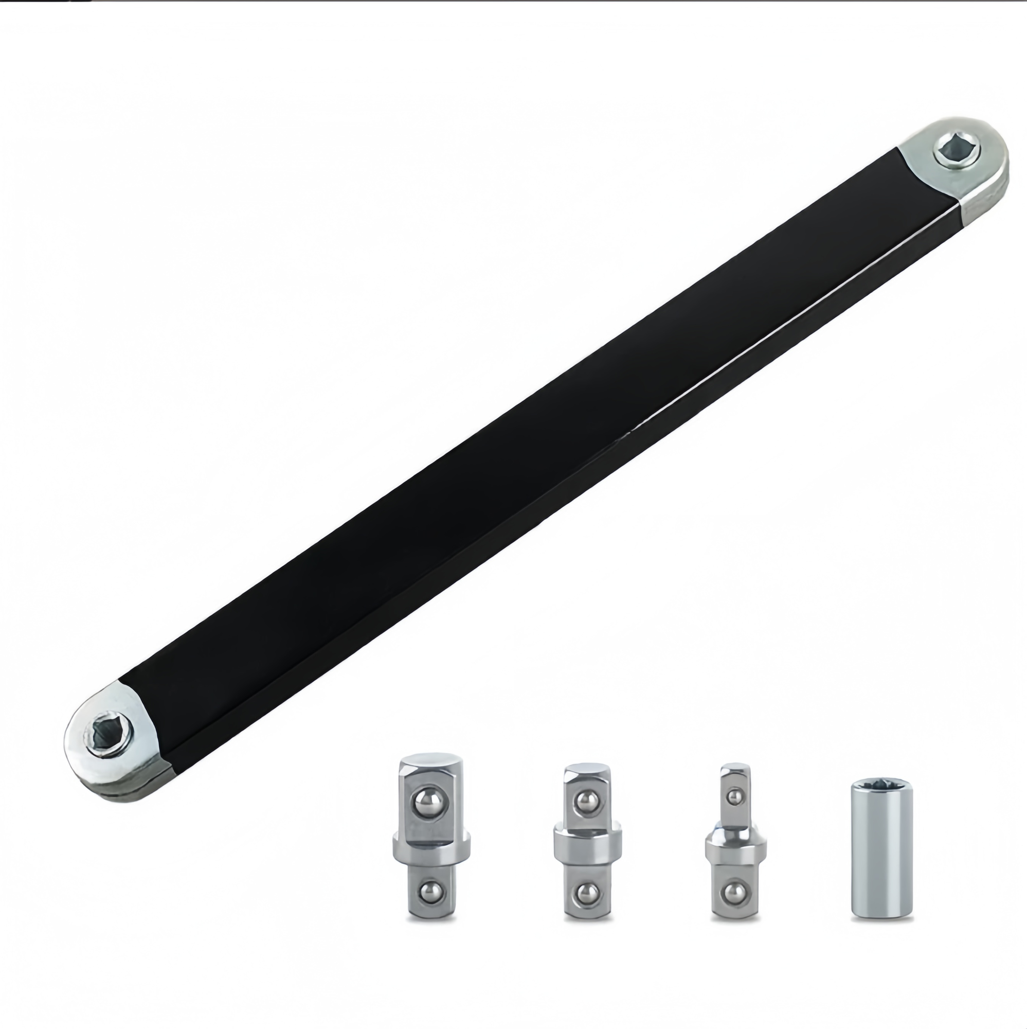 Удлинитель для ключей трещеток, головок, 39см, нержавеющая сталь, гибкий, для труднодоступных мест