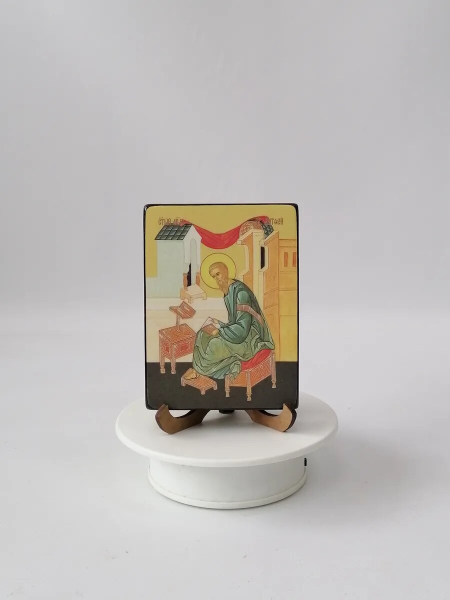 Евангелист Матфей, 9x12x1,8 см, арт Ид4525