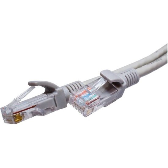 Патч-корд Suprlan 10-0144 UTP RJ-45 LSZH 24AWG вил.-вилка RJ-45 LSZH 24AWG кат.5E 3м серый