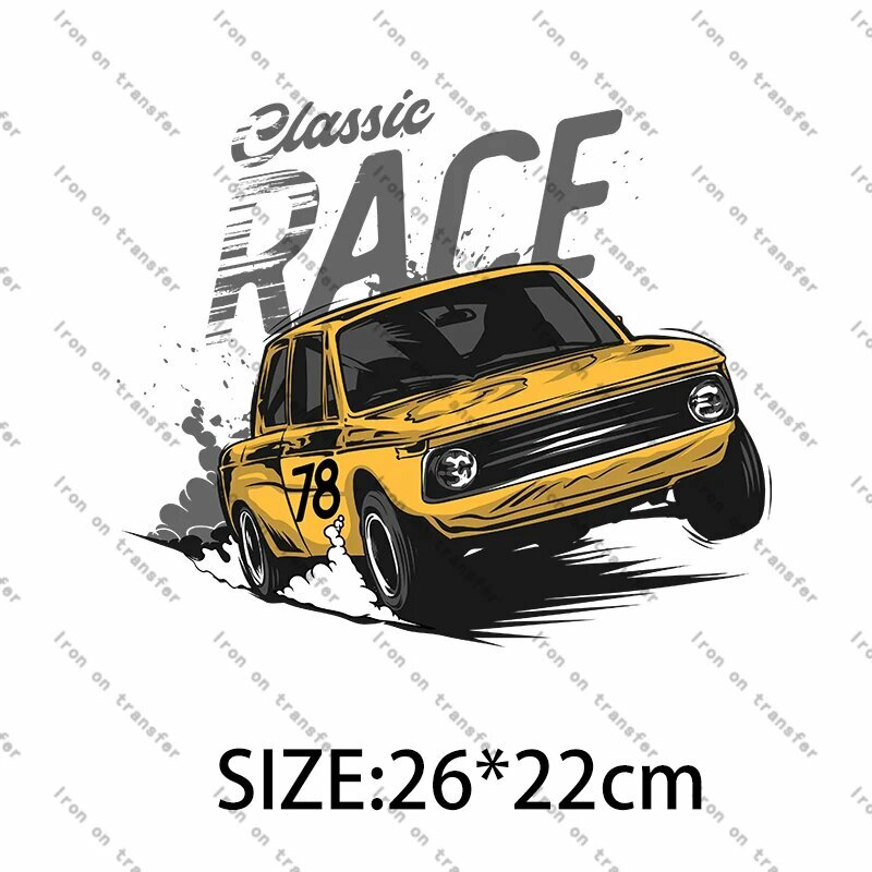 Термонаклейки для одежды DACHENG COCO 22x22см Желтый, FA357 (26)