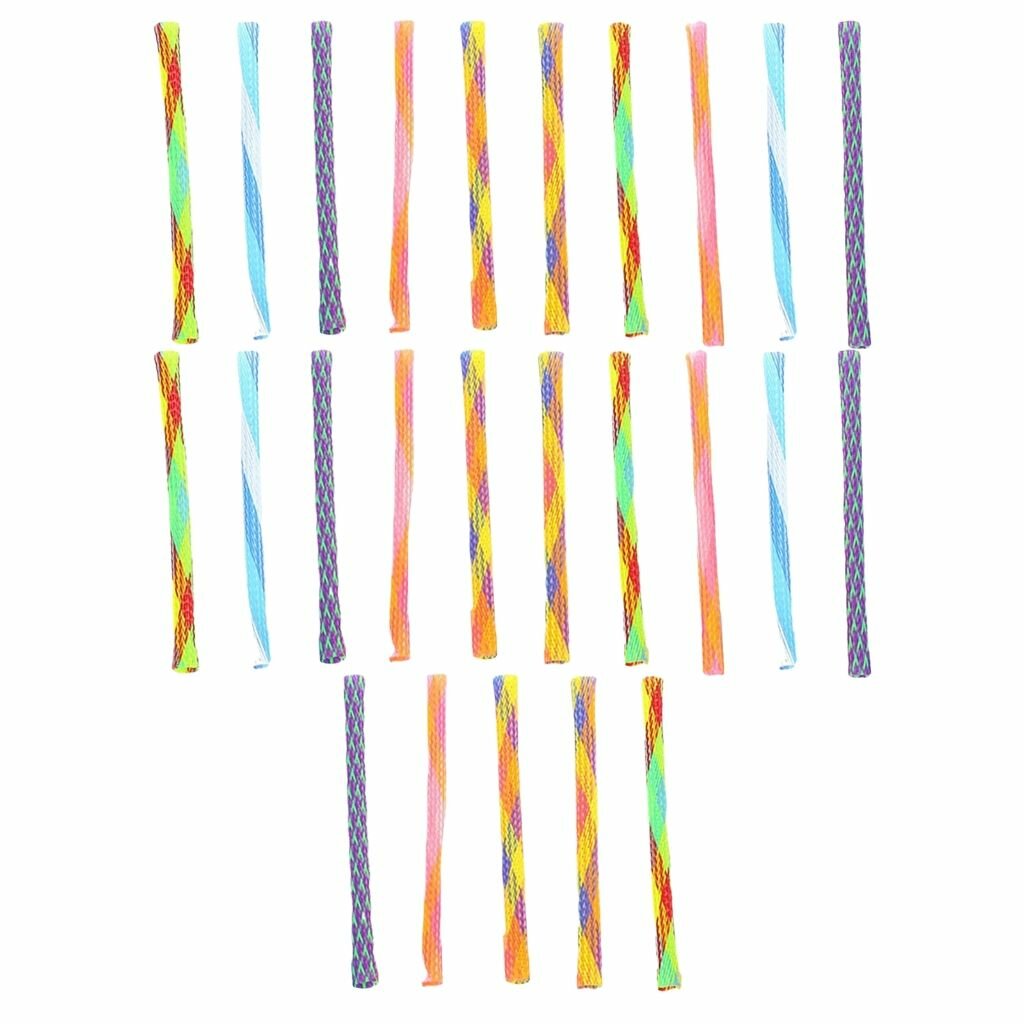 1 набор из 25 выдвижных интерактивных игрушек для кошек funny cat stick spring (случайный цвет)