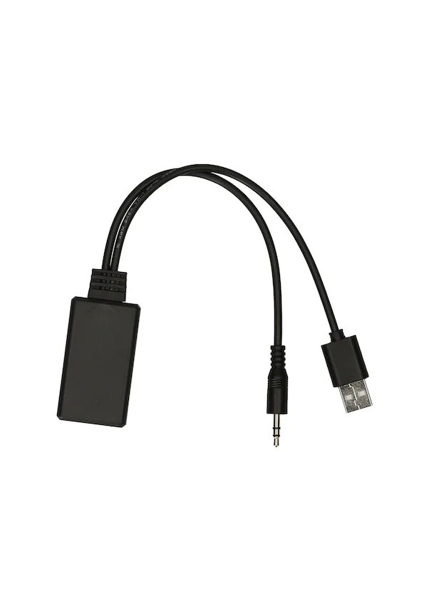 Универсальный автомобильный аудиоресивер Bluetooth 5.0 с USB и разъемом Aux 3,5 мм, совместимый с BMW, Toyota, Nissan, Peugeot