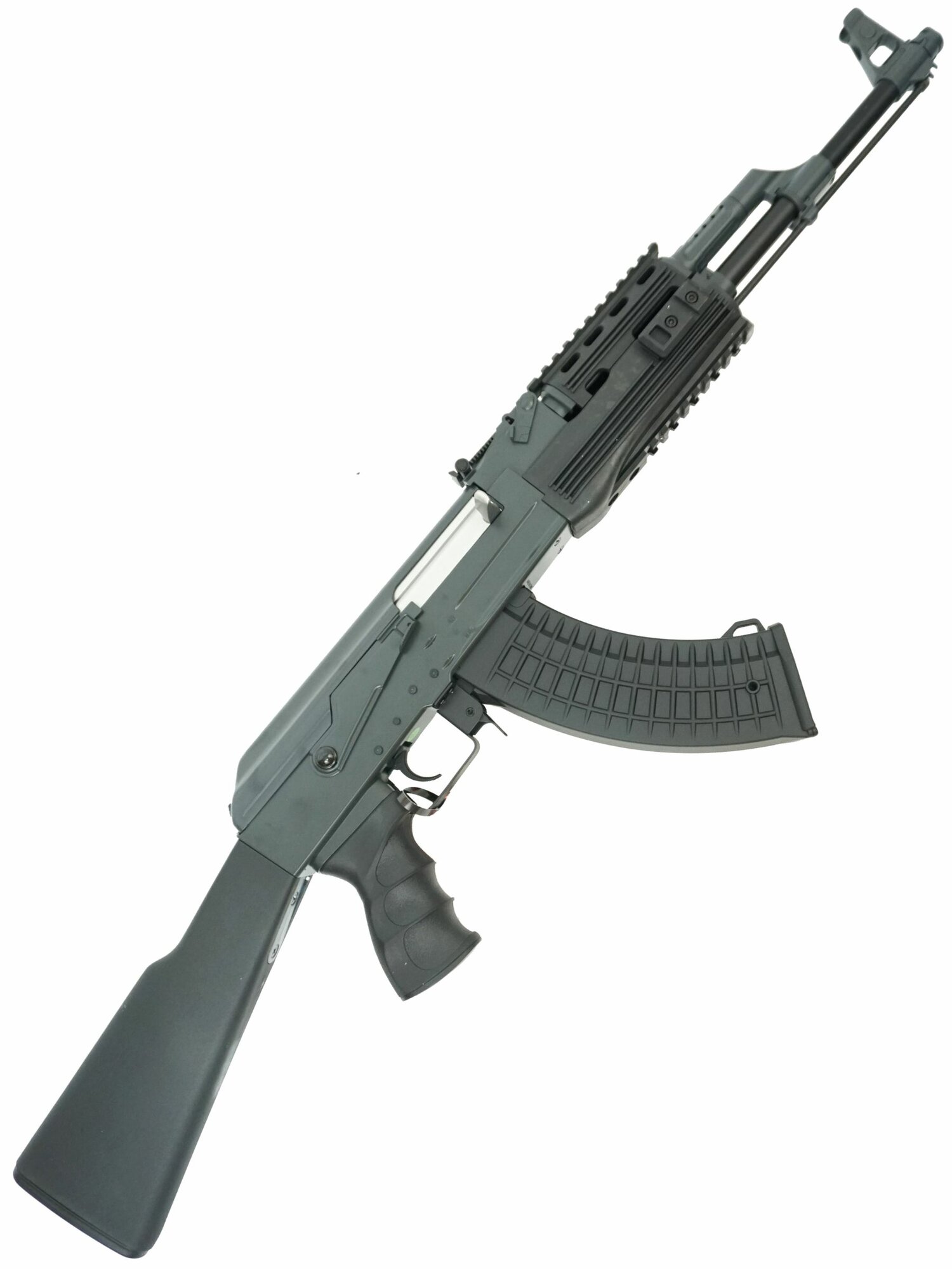 Страйкбольный автомат Cyma АК-47 RIS Tactical, металл. корпус (CM.042A)