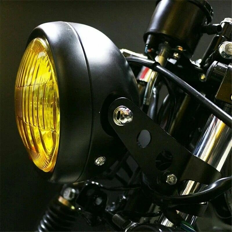 Головная универсальная фара металл для мотоциклов Suzuki Haojue Dayun Lifan Dayun Haojin GN125 DY125 GN150 HJ125-8 (1 шт)