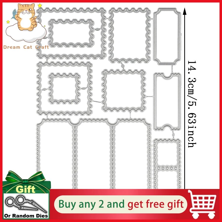 Металлические пресс-формы для скрапбукинга 3