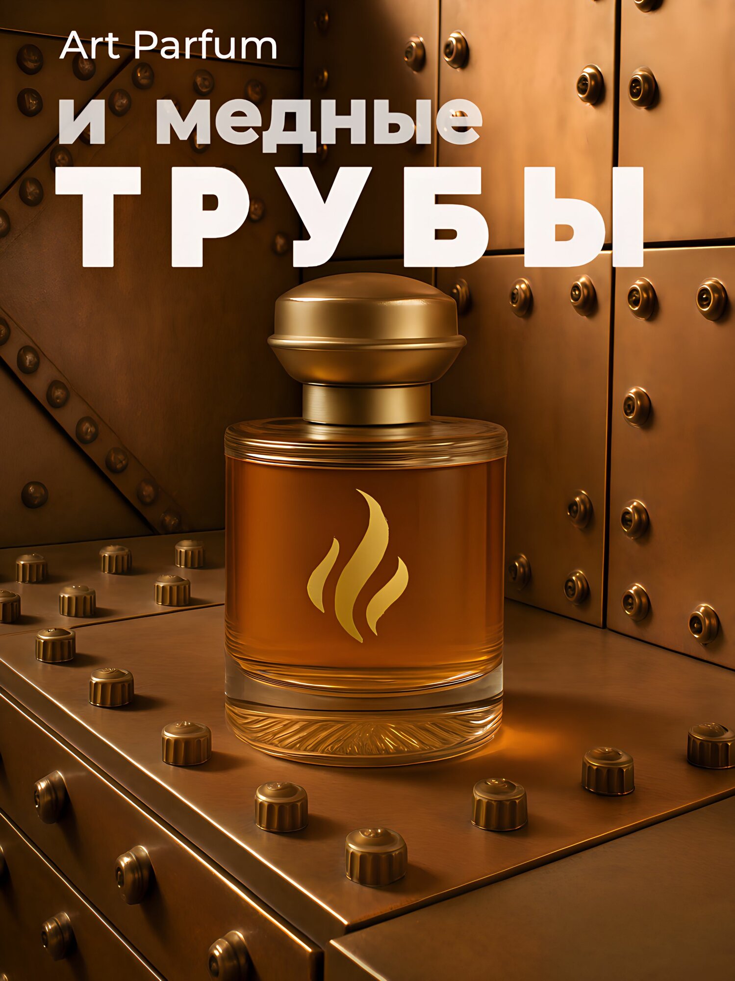 Парфюм AromaKo "и медные трубы", унисекс, 30мл, цветочно-мускусный аромат