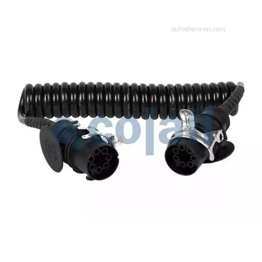 COJALI 2260113 кабель спиральный ABS/EBS! c вилками 7 pin L3700мм 24V ISO 7638-1\