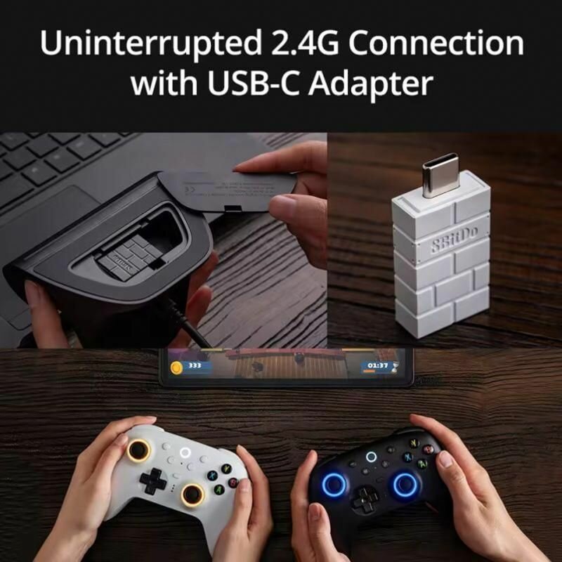 Геймпад ONEZ "8BitDo Ultimate", с RGB-подсветкой, для Android, ПК и игровых приставок — фото 1