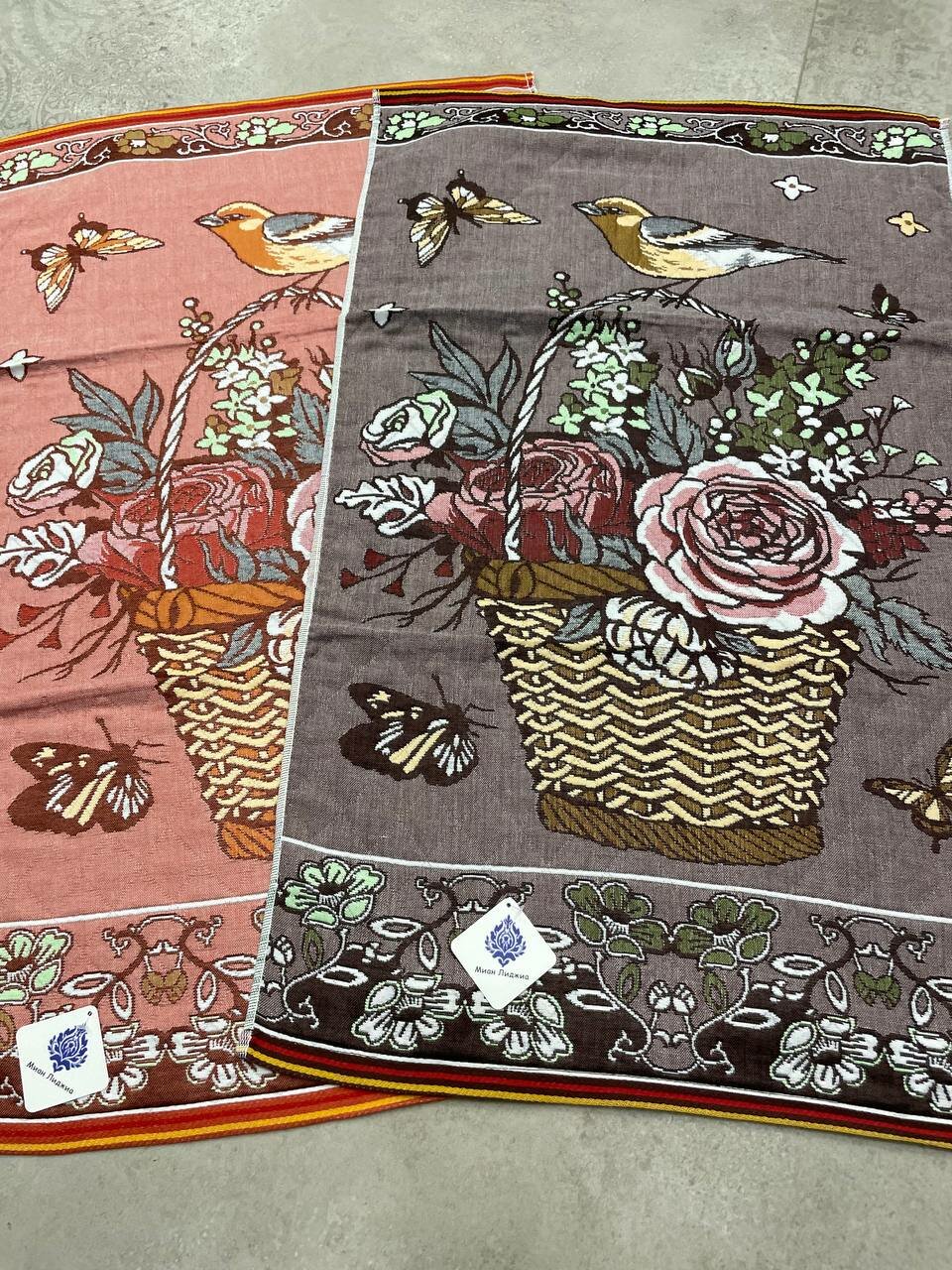 Полотенце для лица и рук, лён 50*90 см. 2 шт.