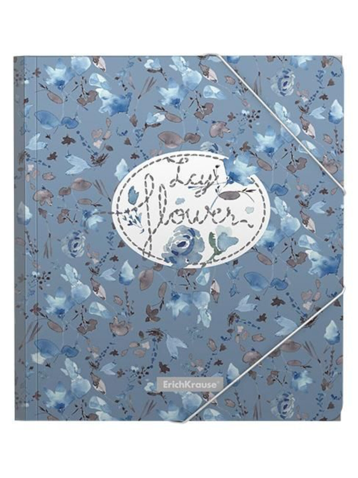 Папка для тетрадей ErichKrause V3189, ПВХ, на резинках, А5, 10 л