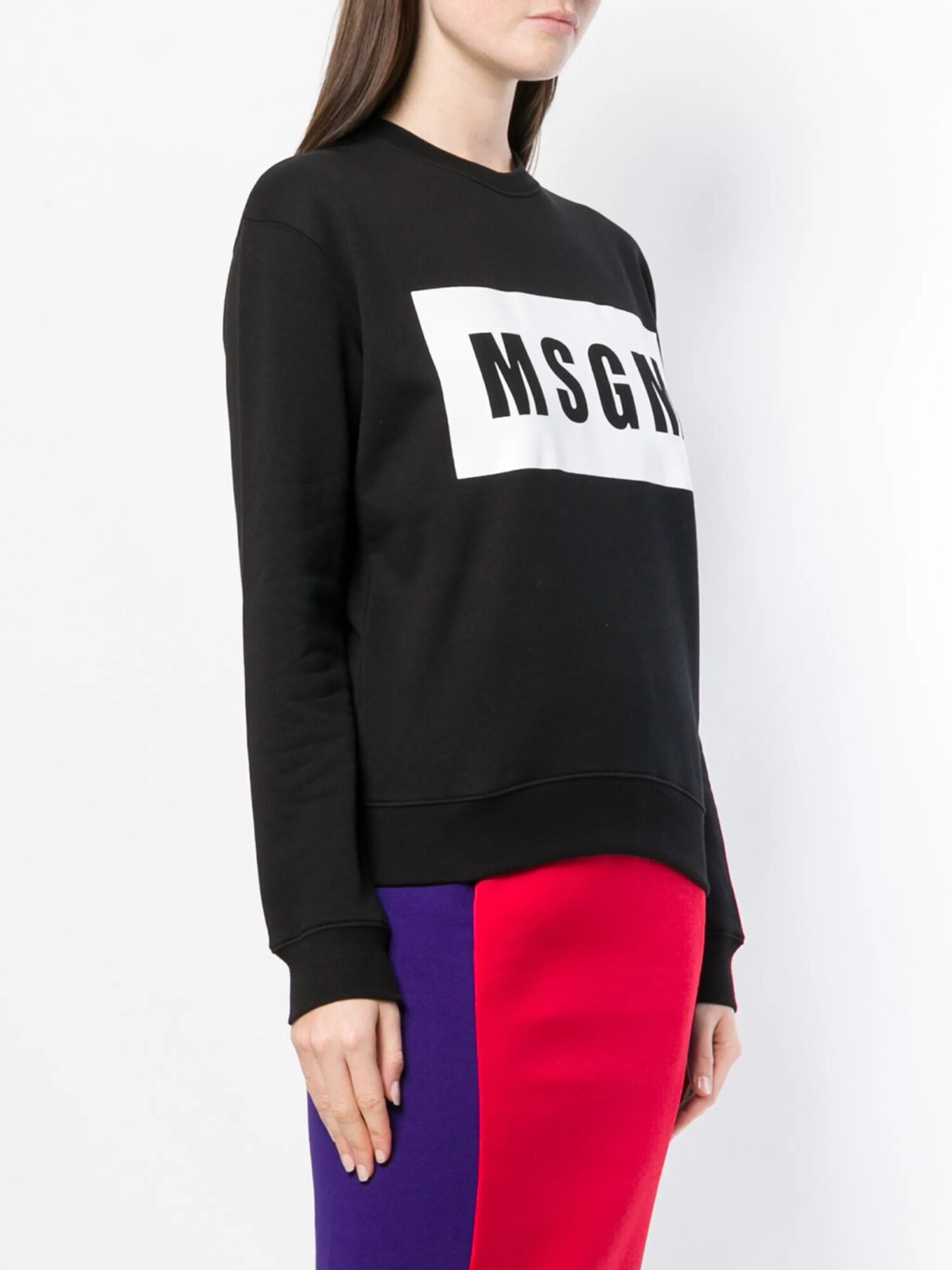 Толстовка MSGM, размер XS, , черный — фото 1