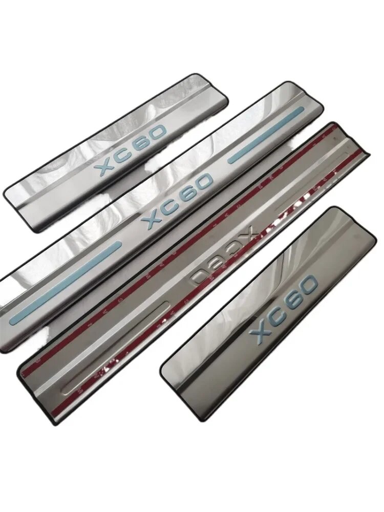 Автомобильные аксессуары для Volvo XC60 2011-2013 2014 2015 2016 2017-2019, защита порога заднего бампера, порог багажника, накладка на порог