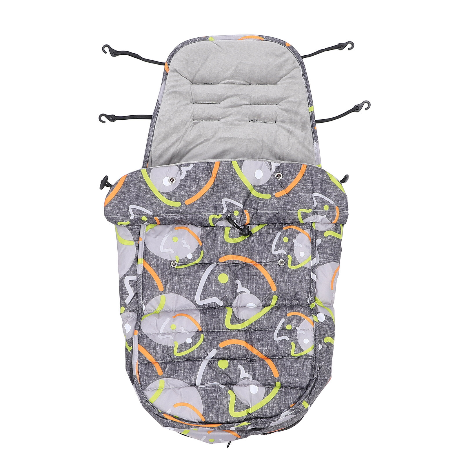 Универсальный чехол для детской коляски, ветрозащитный, мягкий, хлопковый, регулируемый чехол для детской коляски на зиму