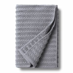 Полотенце махровое VEROSSA Pique texture, размер: 70х140см, гладкокрашеное, 100%хл, 430г/м2, Графит