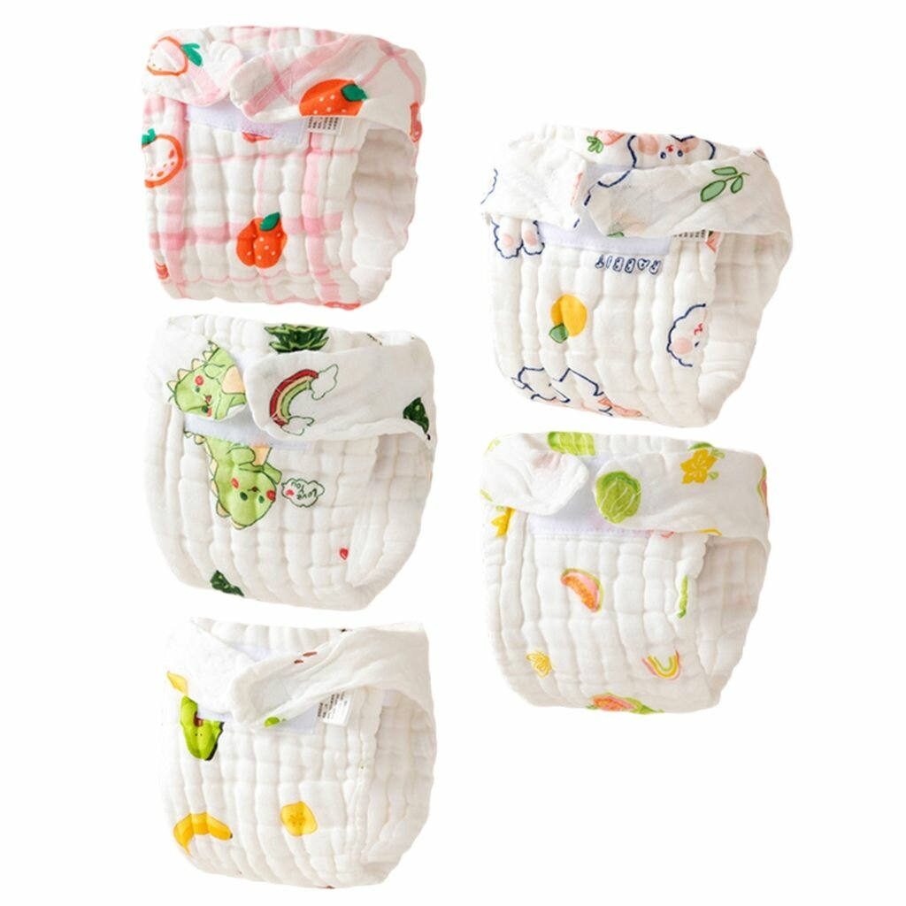 Хлопковые марлевые подгузники для новорожденных