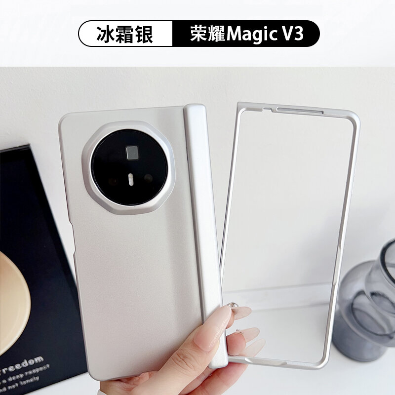 Подходит для Honor Magic V3 / Хонор Магик V3 Чехлы для телефонов, soft touch,360° Полная защита, чехол-кардиомонитор, резина, пластик, защита камеры, ударопрочный, усиленные углы, Honor, Honor Magic V3,