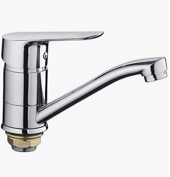 Смеситель для кухни Frap H703, F45703-B, силумин, управление рычажное