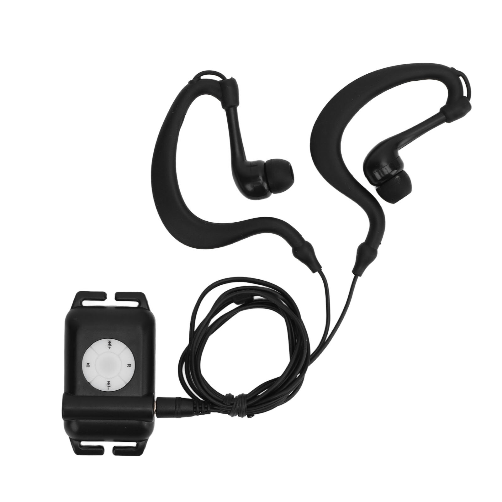 MP3-плеер с защитой от воды IPX8 и наушниками, воспроизведение музыки в формате MP3, WMA, музыкальный плеер для плавания, серфинга, бега, черный, 8 ГБ