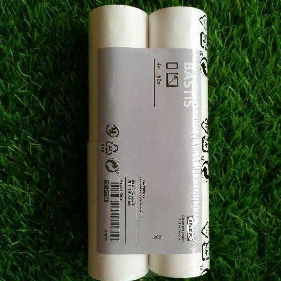 Ролик-щетка "бэстис", для снятия ворса, сменный блок, 4 шт, белый, общая длина 44м