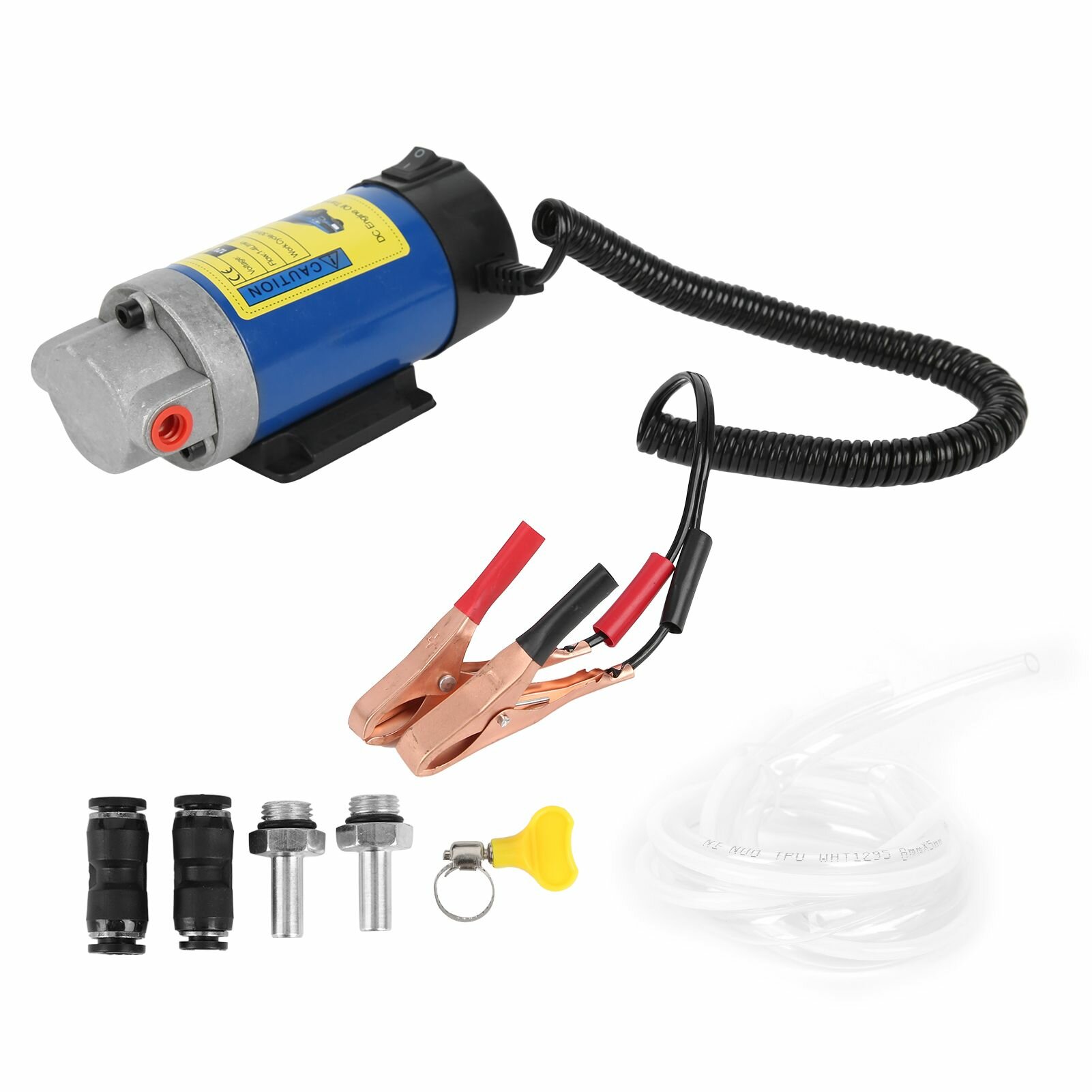 Масляный насос 12V 1-4 л/мин 100Вт для замены жидкостей в авто/мото/лодках