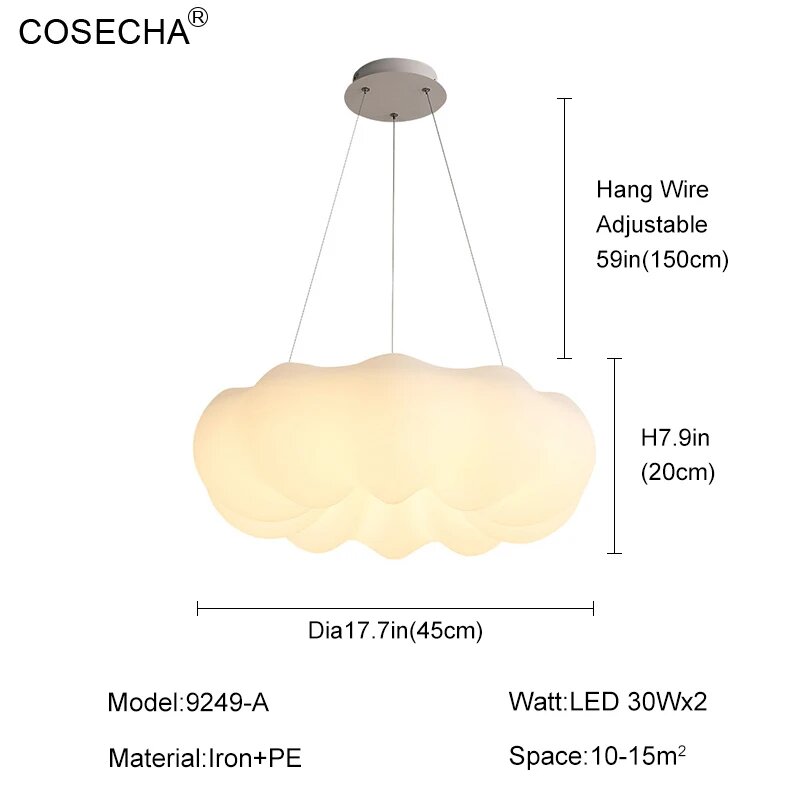 Подвесной светильник COSECHA 9249 белый