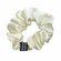 Шелковая резинка для волос Белый Ivory