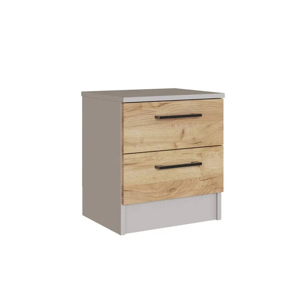 ARNIKA Тумба прикроватная Вегас, Кашемир, Дуб крафт золотой