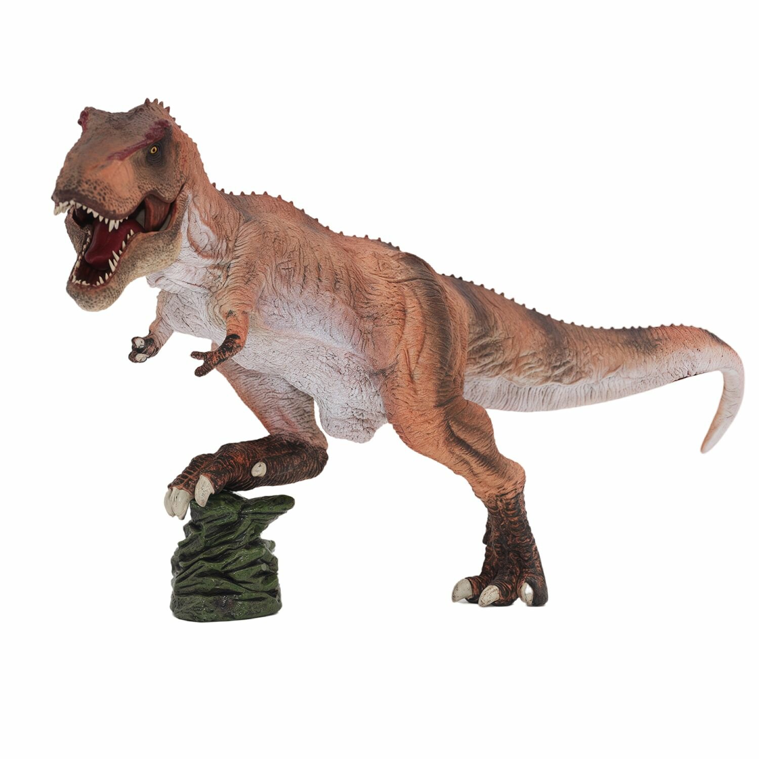 M5028 Фигурка Детское Время - Королевский Тираннозавр Рекс (с подвижной челюстью, цвета: оранжевый, коричневый), серия: Динозавры