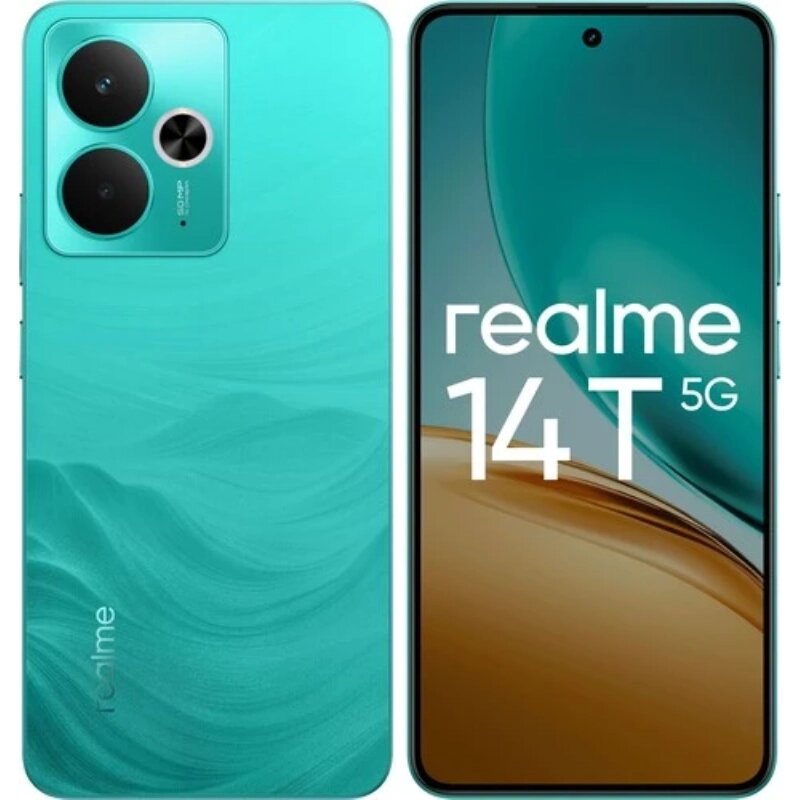 Смартфон Realme 14T 8/256 Gb, Green, зеленый