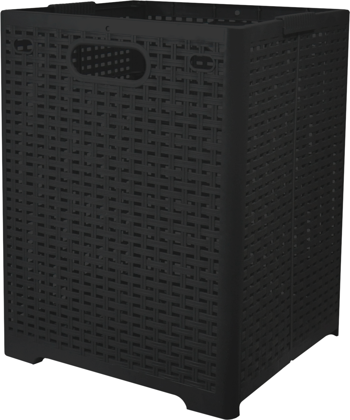 Корзина складная VERDE FOLDI, 47 л, графитовая, квадратная, пластик, 34x32x44 см(51005)