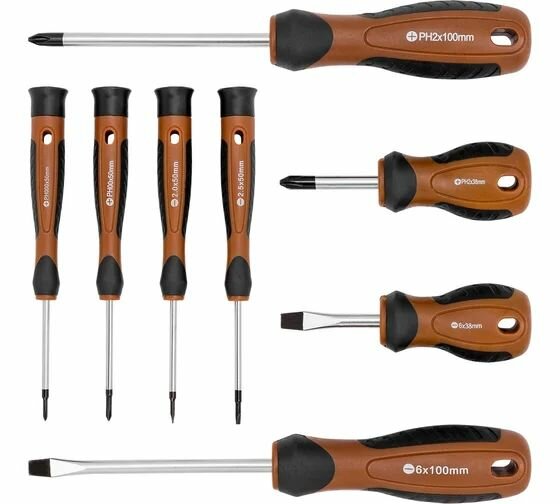 Отвертки, набор 8 предметов FORSTIME