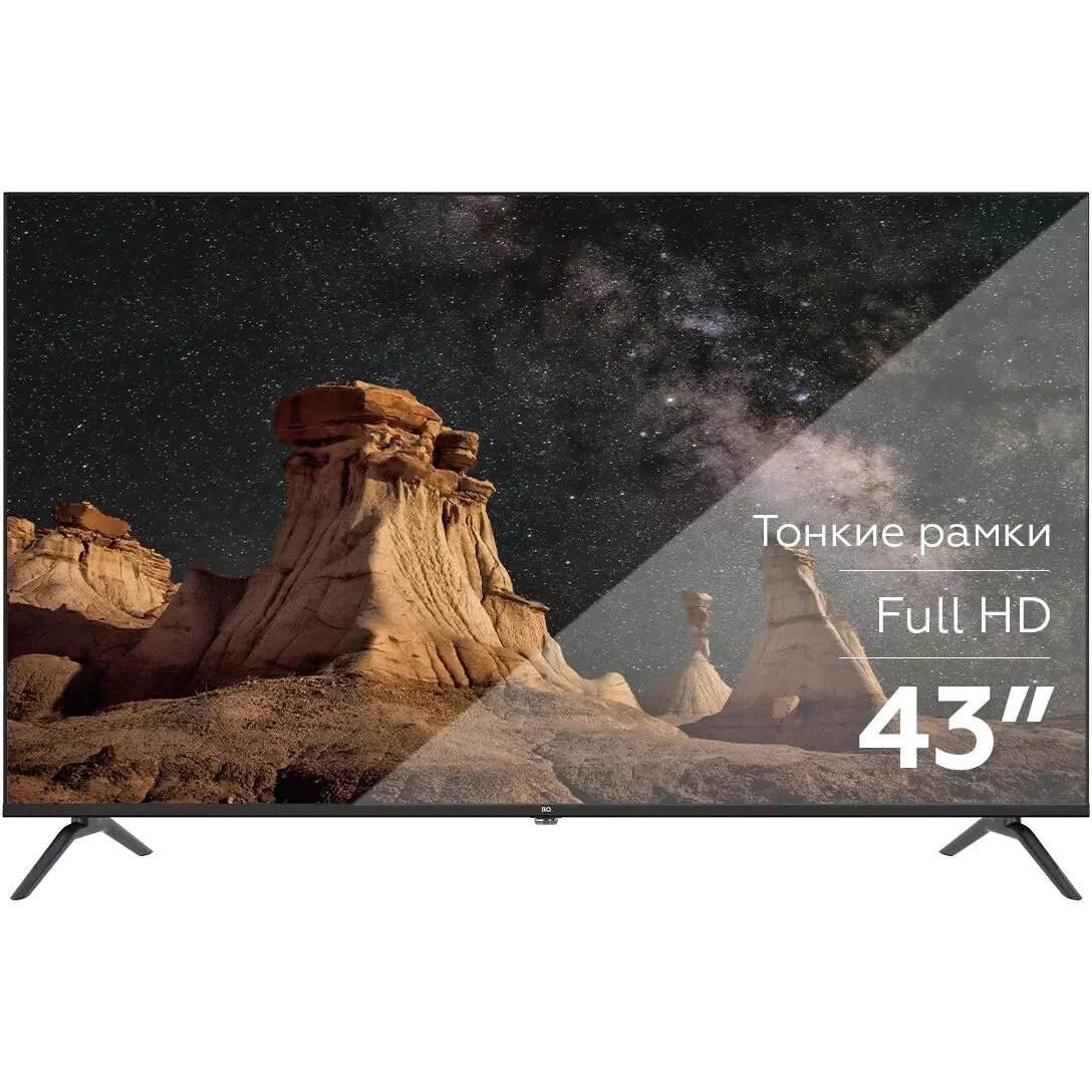 Телевизор BQ 43F34B Frameless 43" LED FULL HD 1920 x 1080, 60 Гц