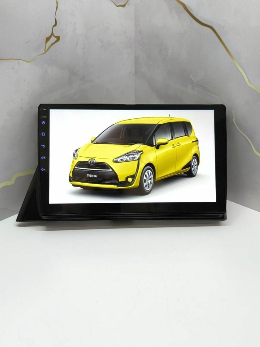 МагнитолаToyota Sienta, андроид 2гб-32гб, 10 дюймов, экран IPS с разрешением 1280*720 / штатная андроид магнитола Тойота Сиента (2015-2020)