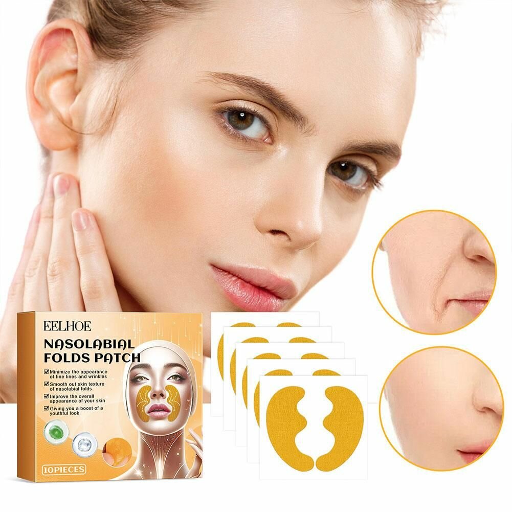 Пластырь от морщин/ наклейки кинезио тейп на лоб 10 шт