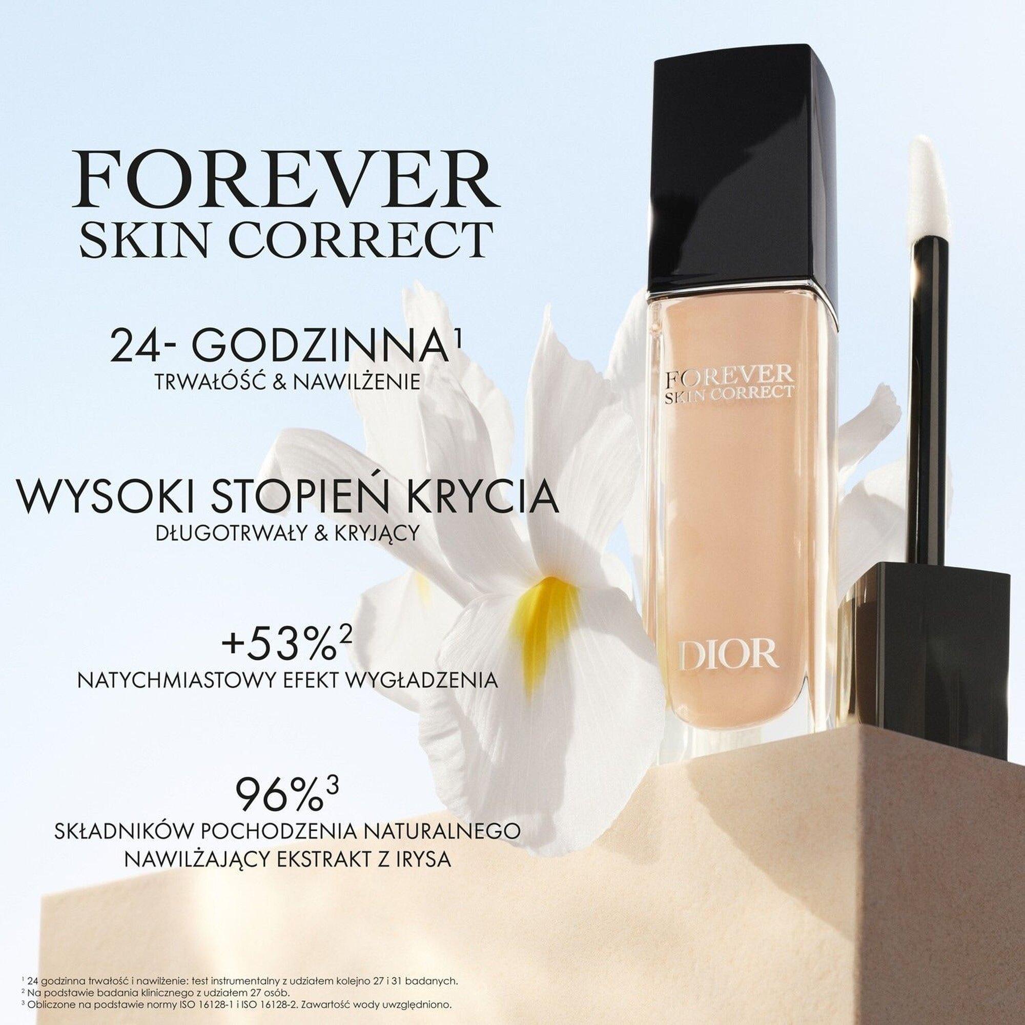 Консилер Dior "Forever Skin Correct", кремовый, увлажняющий, 11 мл
