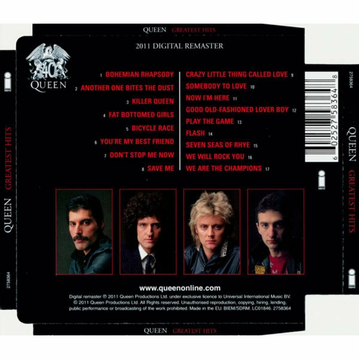 Queen - Greatest Hits, (CD) Компакт диск — фото 1