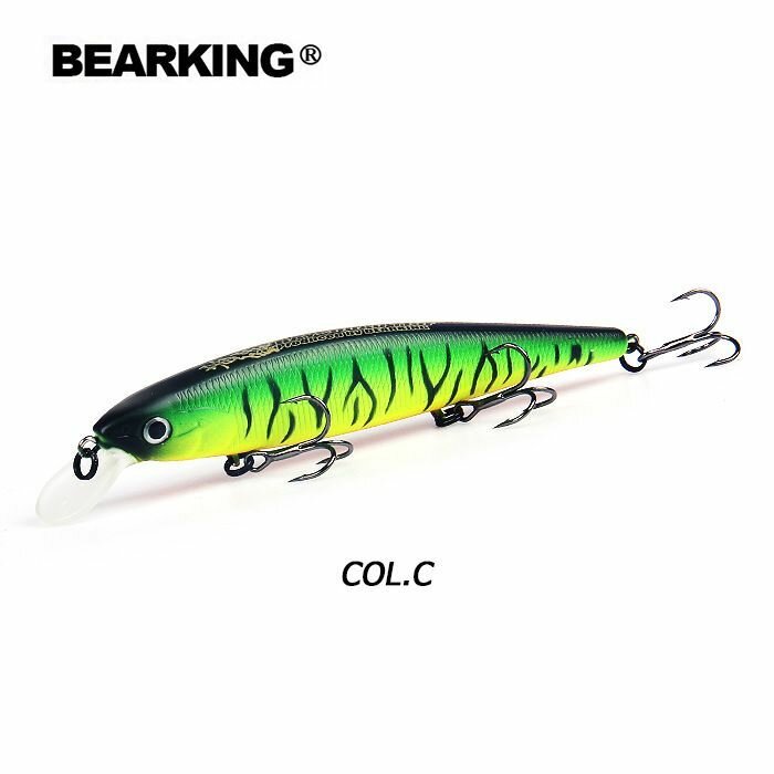 Воблер BEARKING M14, минноу, плавучесть нейтральная, заглубление 1,8 м