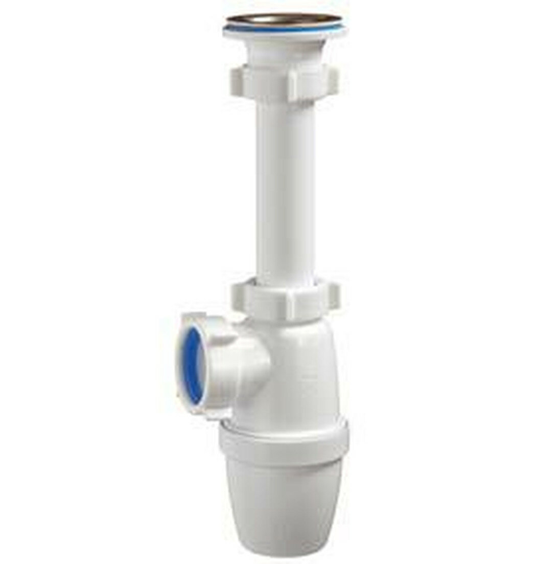 Сифон ORIO А-3205, для ванны и раковины, с удлиненным патрубком, нержавеющая чашка