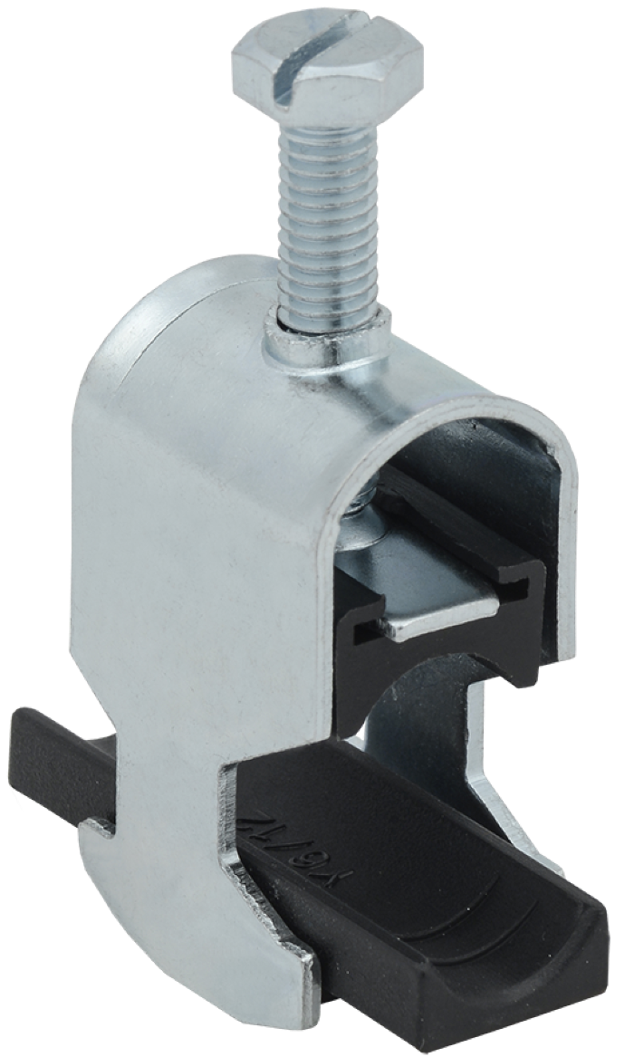 Зажим для кабеля IEK / ИЭК для С-профиля, из прочной оцинкованной стали, диаметр проводника 6-14мм, 1шт. / электрика